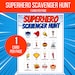 Superhero Scavenger Hunt, Superhero Game, Superhero Birthday, Superhero ...