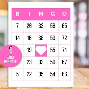 300 Bingo Cards, Carte Bingo Cards, 1 or 2 per Page, Fun Party Game ...