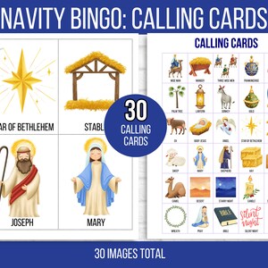 Nativity Bingo, 30 Nativity Bingo Cards, Christmas Bingo, Christmas ...