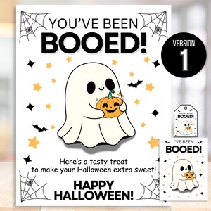 You've Been Boo'd Printable Halloween Kit, I've Been Booed Coworker ...