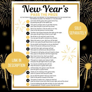 New Year's Bingo, 30 Happy New Year's Eve Bingo Cards, New Year's ...