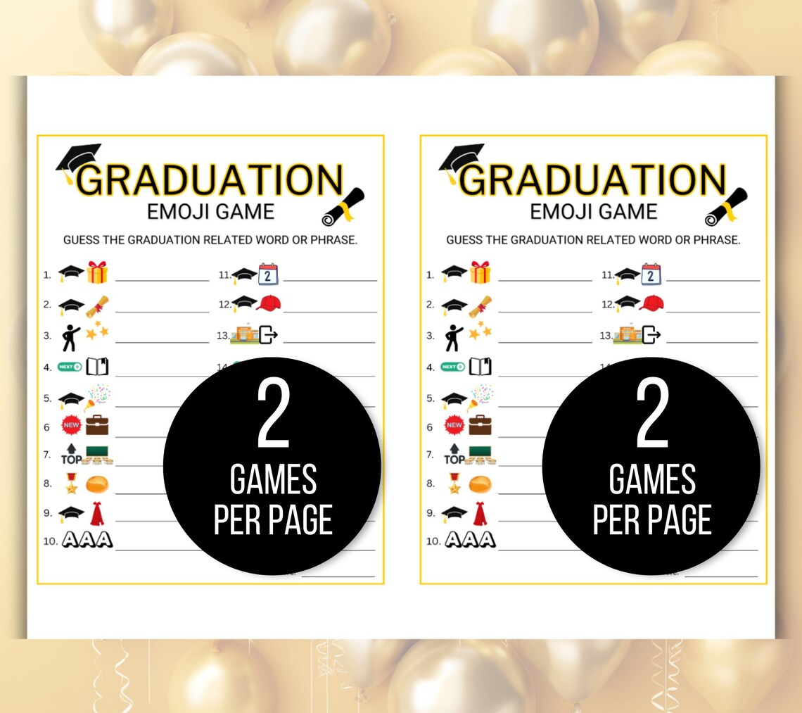 Emoji Graduation Game, Graduation Game, Graduation Emoji Game ...