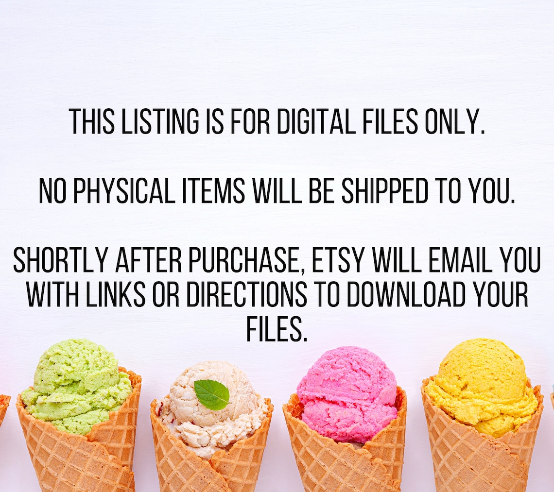 Ice Cream Trivia Game, Ice Cream Game, Ice Cream Social Game,ice Cream ...