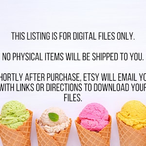 Ice Cream Trivia Game, Ice Cream Game, Ice Cream Social Game,ice Cream ...