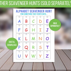 Nature Scavenger Hunt for Kids, Outdoor Nature Scavenger Hunt, Hike ...