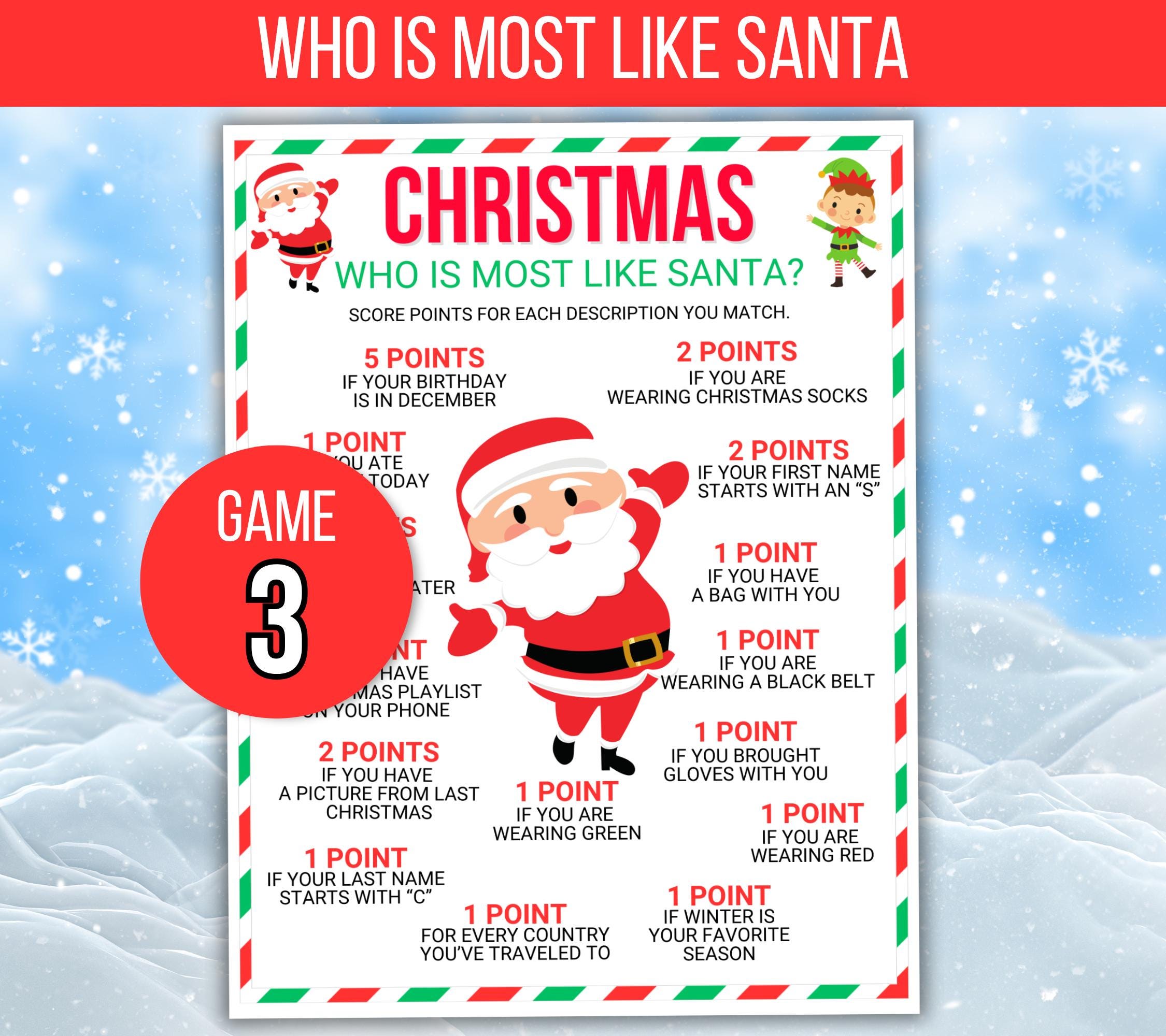 Christmas Word Search, Christmas Word Scramble, Fun Christmas Game ...