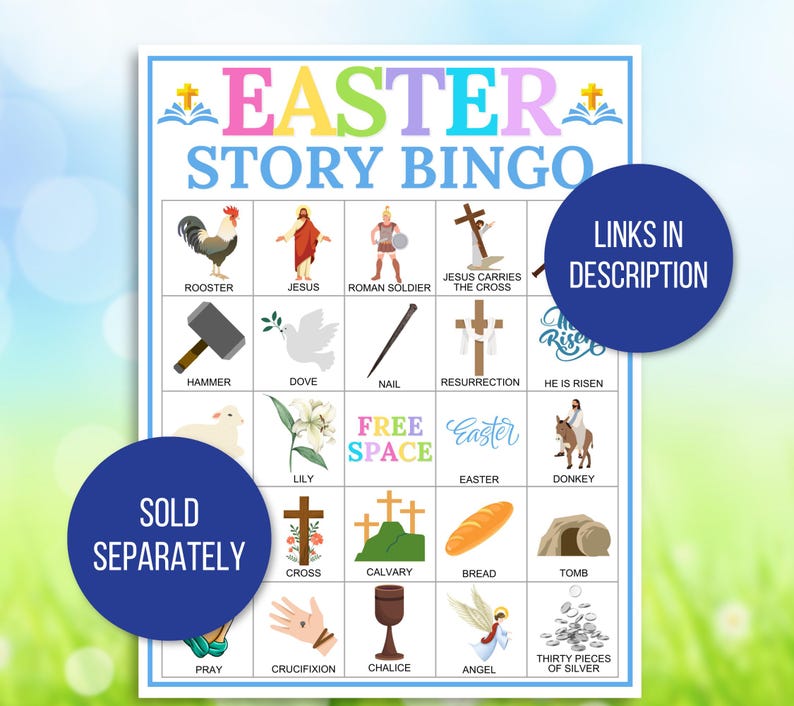 Easter Story Treasure Hunt, Religious Easter Scavenger Hunt, Christian ...