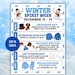 Customizable Winter School Spirit Week Flyer, Customizable Holiday ...