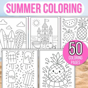 Summer Coloring Pages, Summer Coloring Book, Summer Coloring Sheets ...