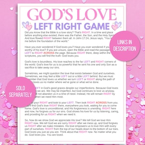 Gods Love Bible Verses Game, Gods Love Game, Valentine’s Bible Trivia ...