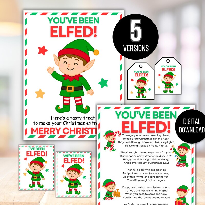 Elves at Work Sign - Etsy