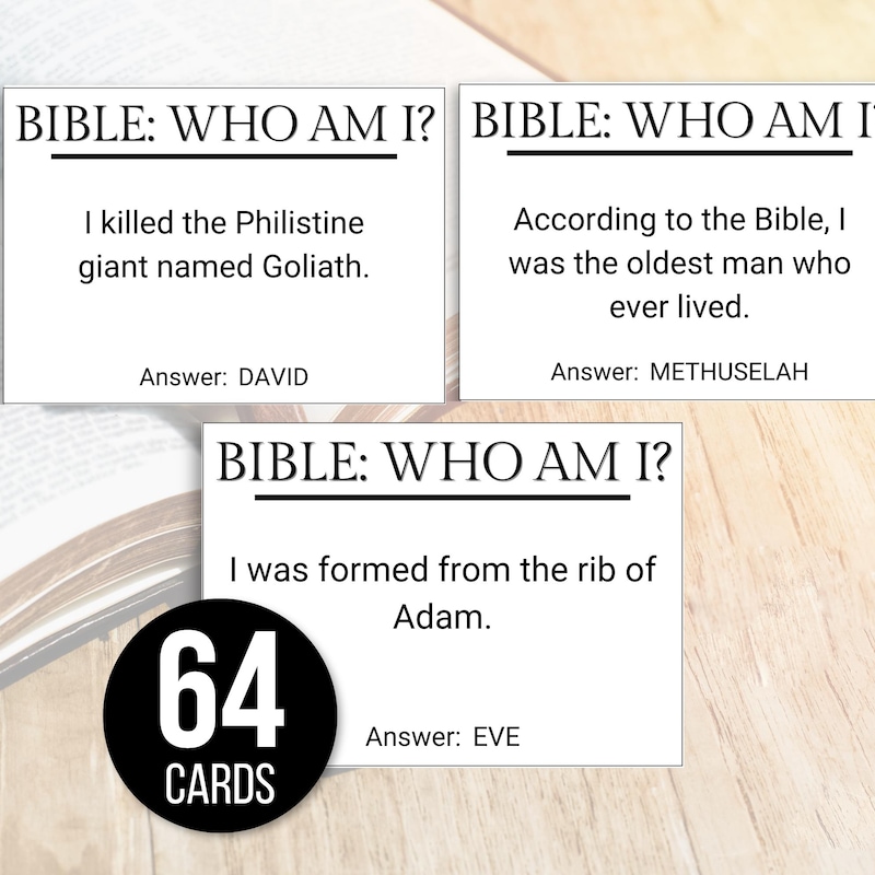 Bible Family Feud - Etsy