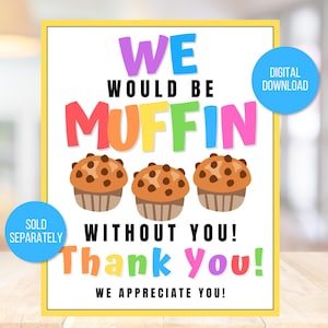Donut Appreciation Sign, Donut Sign, Appreciation Week Printable Sign ...
