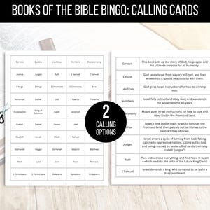 Books of the Bible Bingo, Bible Bingo, 60 Bible Bingo Cards, Bible ...