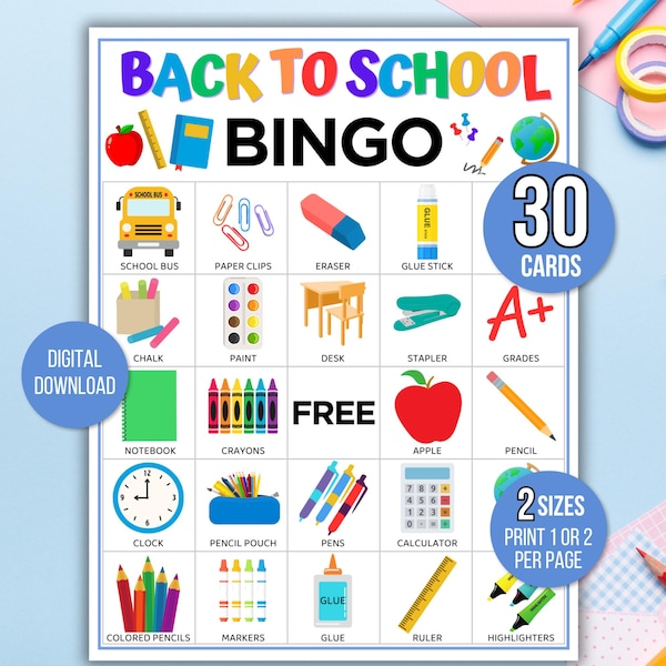 Back to School Cards - Etsy