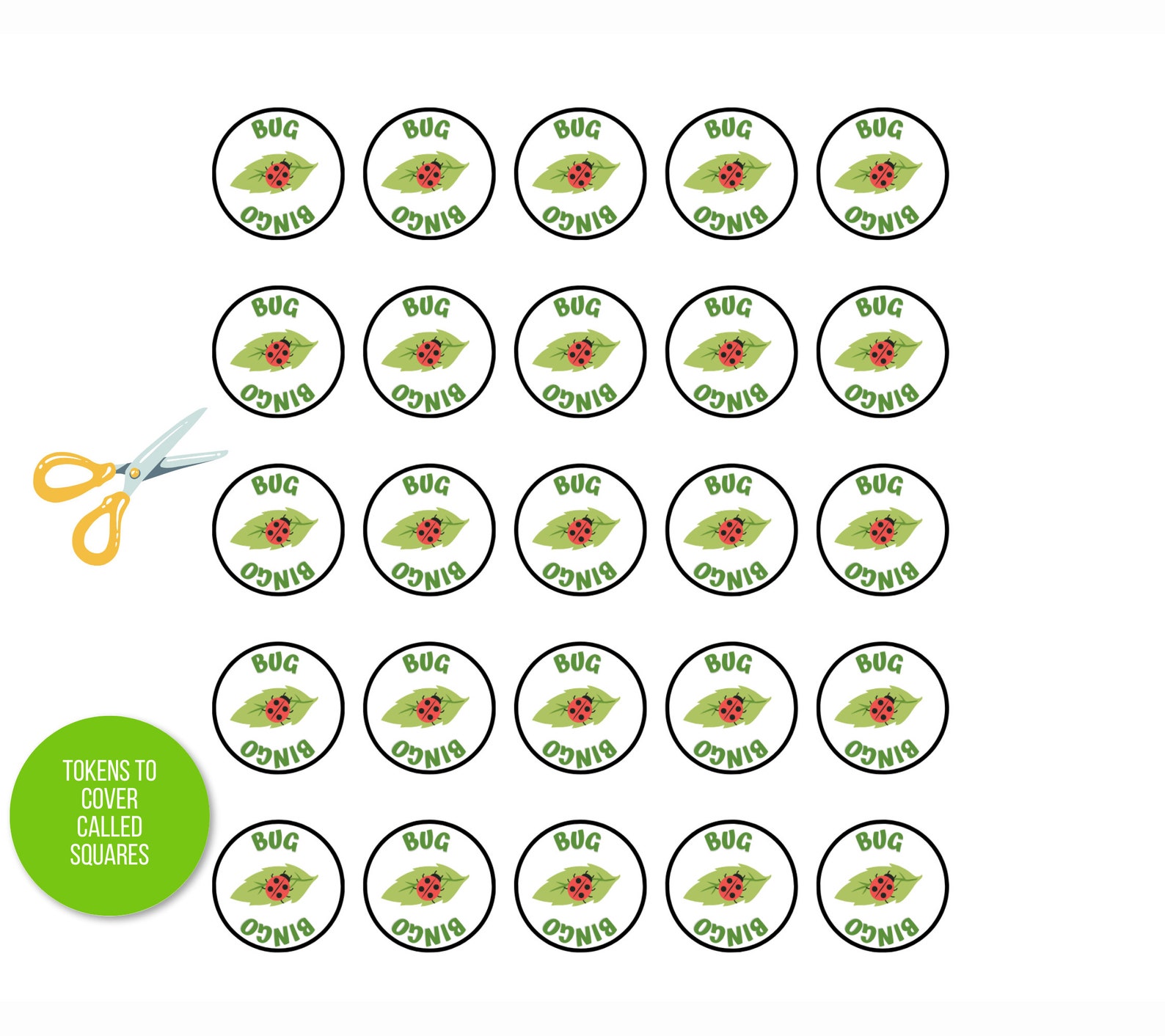 Bug Bingo, 30 Printable Bug Bingo Cards, Insect Bingo, Nature Bingo ...