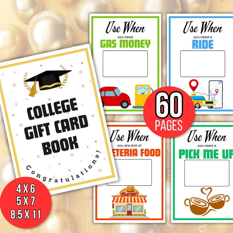 Graduation Gift Card Kit - 60+ Gift Ideas for 2025