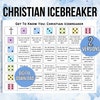 Christian Icebreaker, Christian Conversation Starters, Bible Games ...