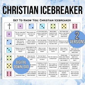 Christian Icebreaker, Christian Conversation Starters, Bible Games ...