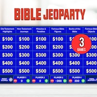 Bible Jeopardy Game - Etsy