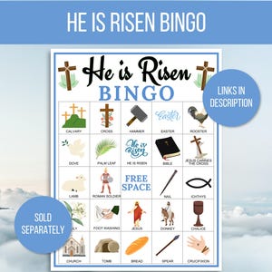 He is Risen Easter Story Game, Left Right Easter Game, Left Right ...