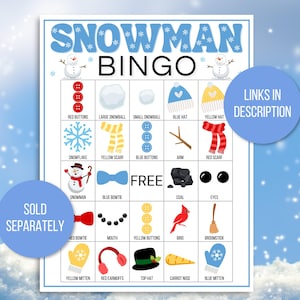 Snowman Riddles, Winter Riddles, Printable Snowman Riddles, Winter ...