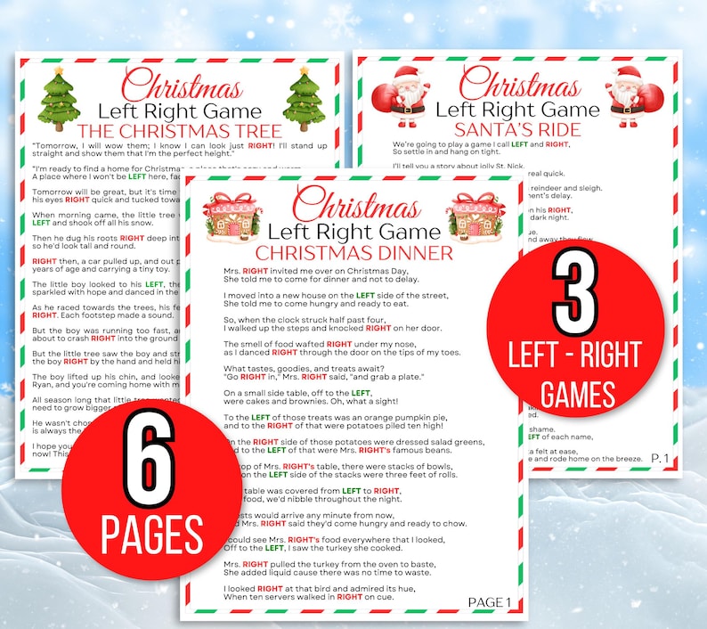 Christmas Pass the Prize Game, Christmas Pass the Present Game ...