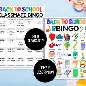 Back to School Games, Back to School Game Bundle, Back to School ...
