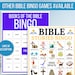 Resurrection Bingo, 50 Religious Easter Bingo Cards, Easter Bible Bingo ...