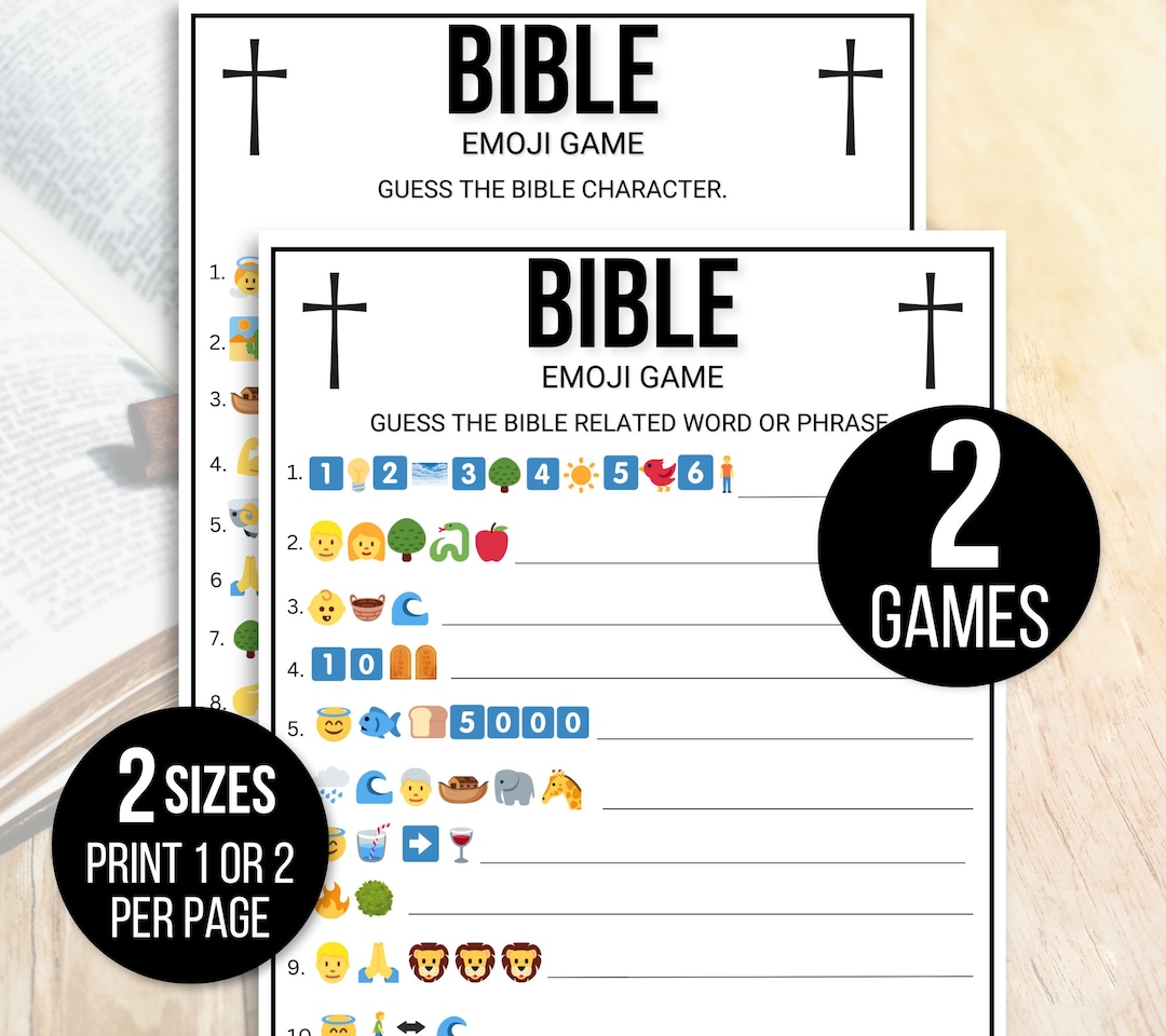 Bible Emoji Game, Emoji Bible Game, Bible Emoji Games for Kids, Bible ...