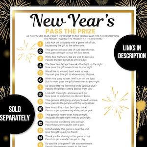 New Years Eve Dicebreaker, New Years Dicebreaker, New Years Icebreaker ...