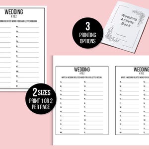 Kids Wedding Activity Bundle, Wedding Activity Pack for Kids, Kids ...
