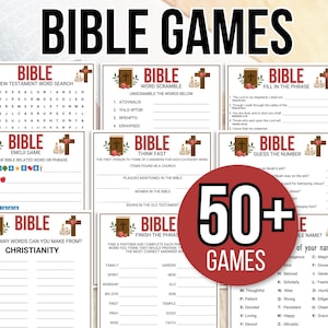 Bible Games, Bible Trivia Games, Bible Activities, Youth Group ...