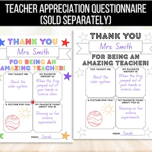 Appreciation Week Printable Sign, Thank You for All You Do, Teacher ...