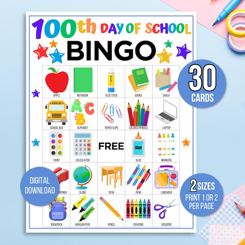 100th Day of School - Etsy