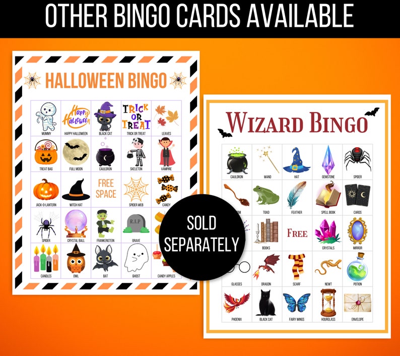 Loteria De Halloween, Spanish Halloween Bingo, 30 Spanish Halloween ...