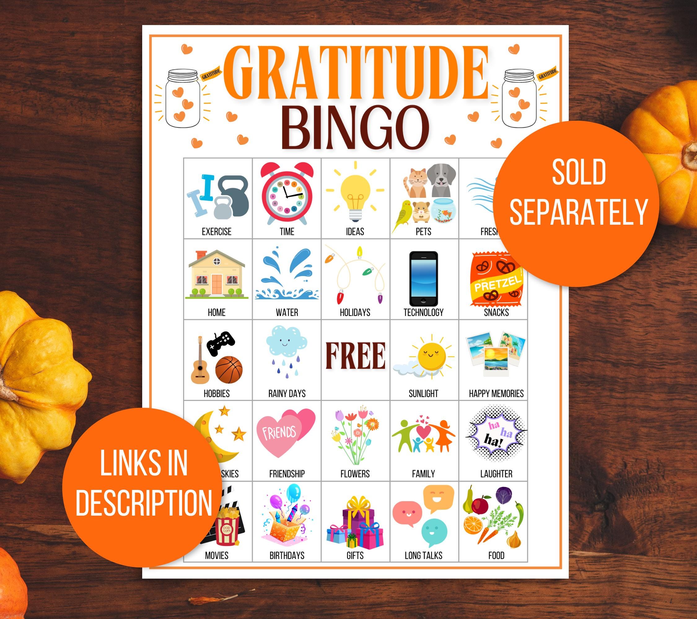 90 Gratitude Conversation Cards, Thanksgiving Conversation Cards ...