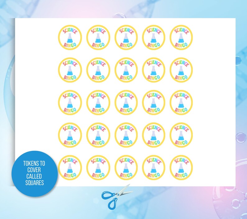 Science Bingo, 30 Printable Science Bingo Cards, Chemistry Bingo, Mad ...