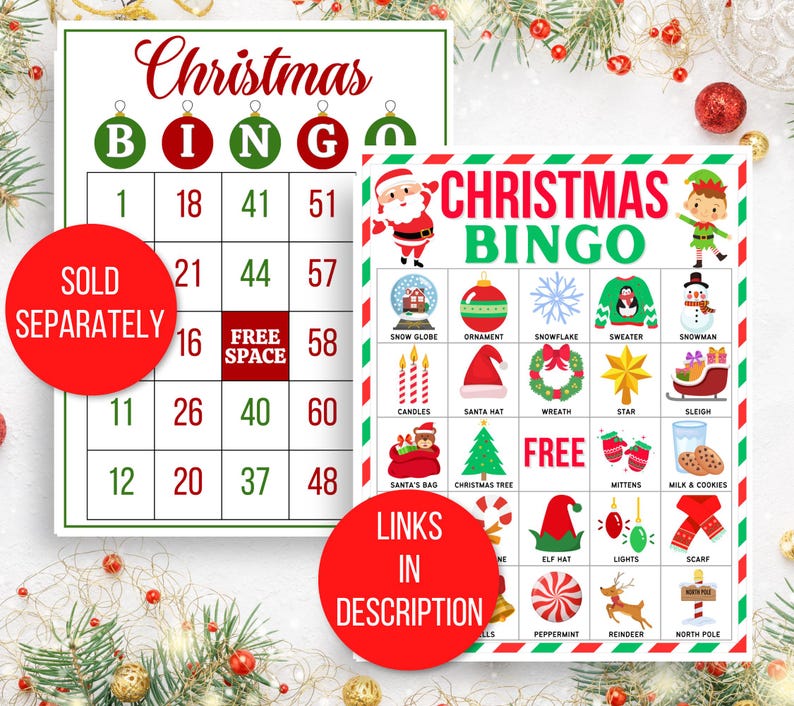 Christmas Songs Bingo, 100 Printable Christmas Songs Bingo Cards ...