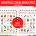 Christmas Bingo, 30 Baking Bingo Cards, Christmas Cookie Bingo Cards ...
