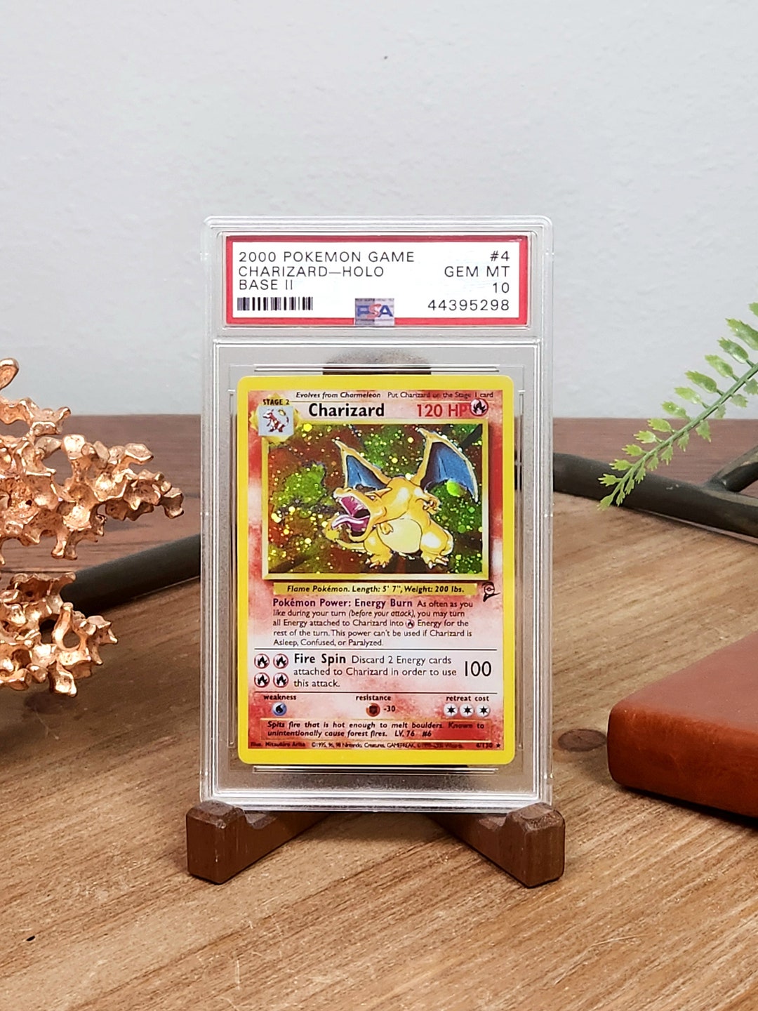 CHARIZARD BASE 2 rare Holographic Proxy Card Handmade Replica ...