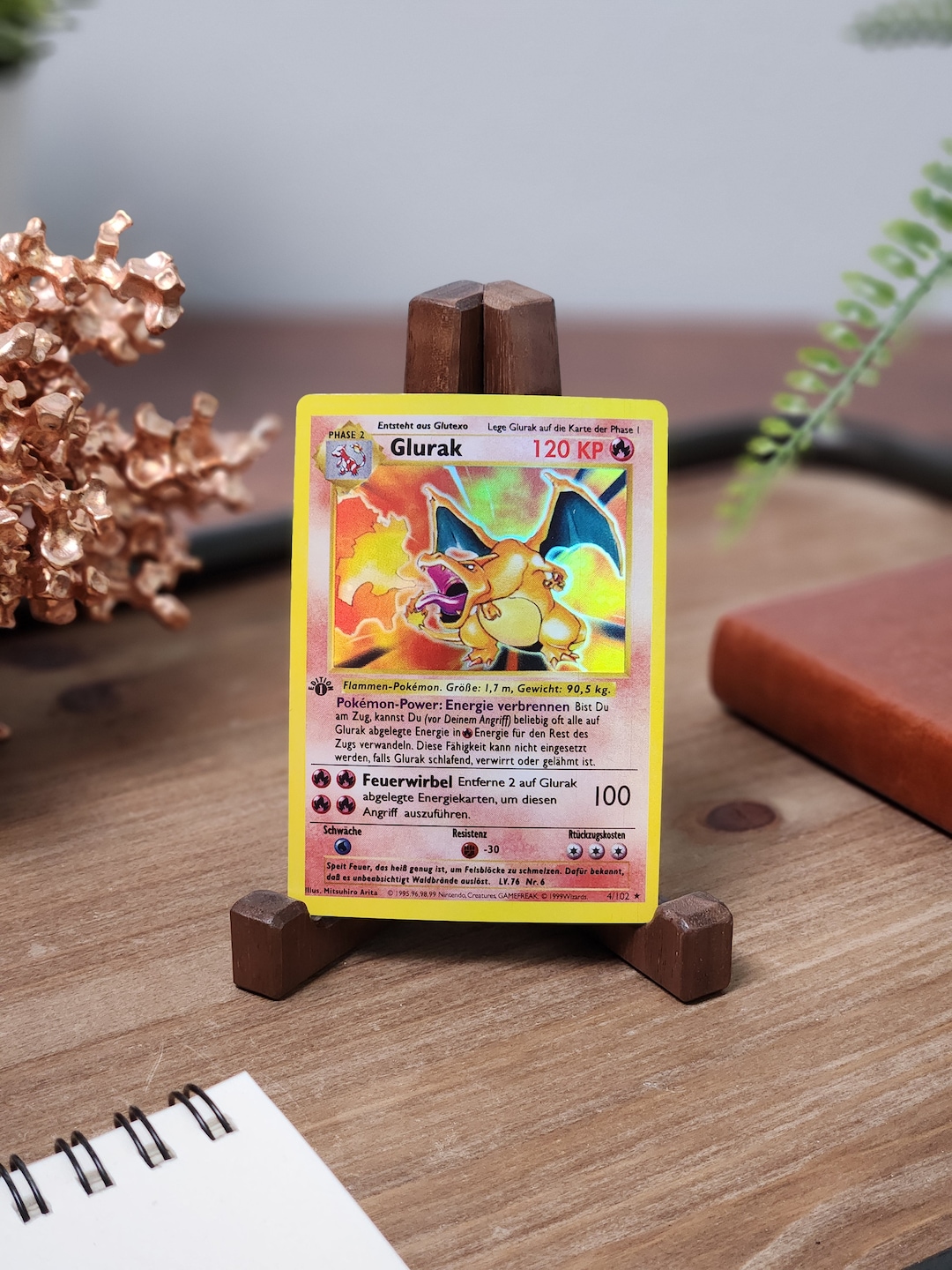 German Charizard rare 1st Edition or Non 1st Edition Holographic Proxy ...