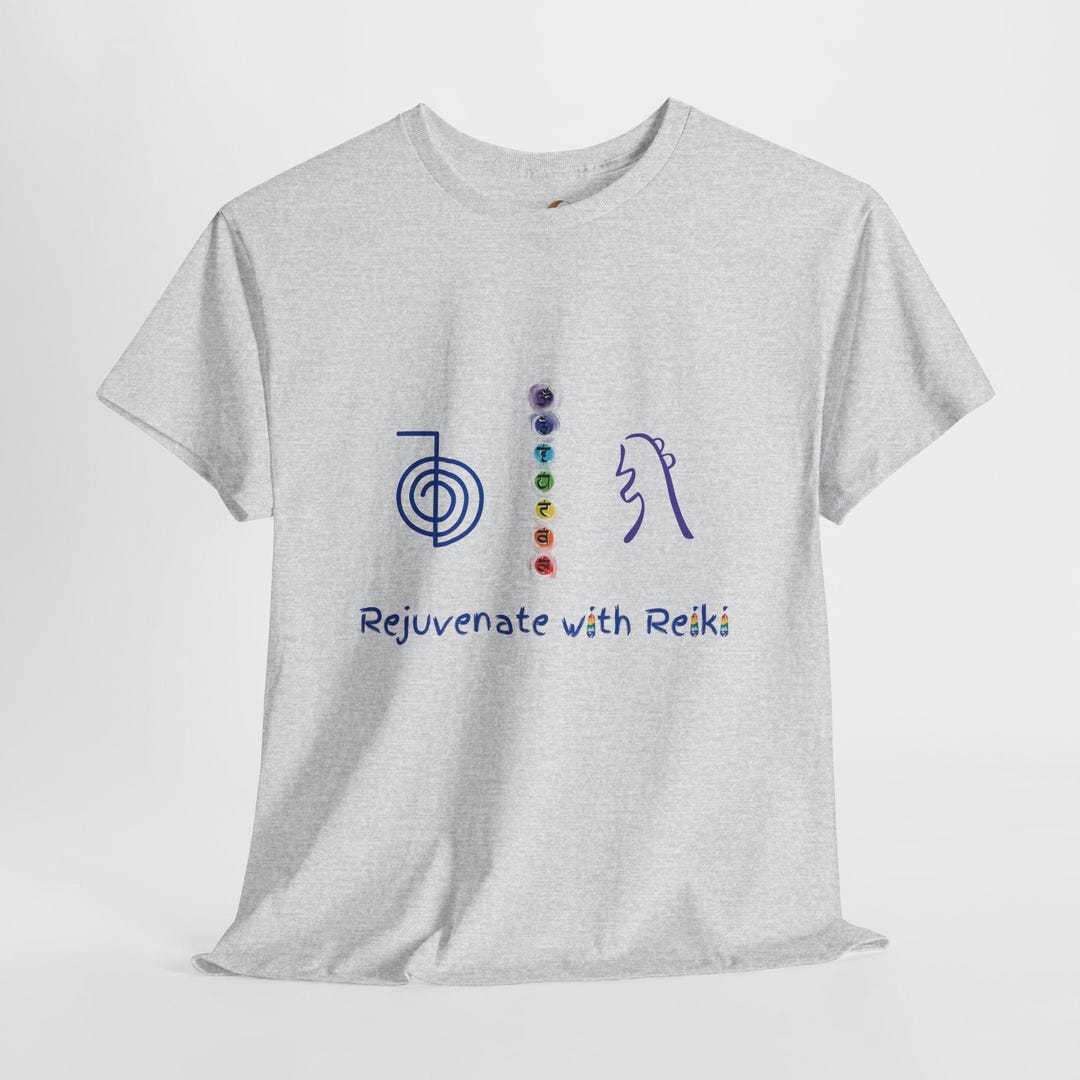 Reiki Chakra Healing T-shirt: Unisex Cotton Tee, Positive Vibes - Etsy