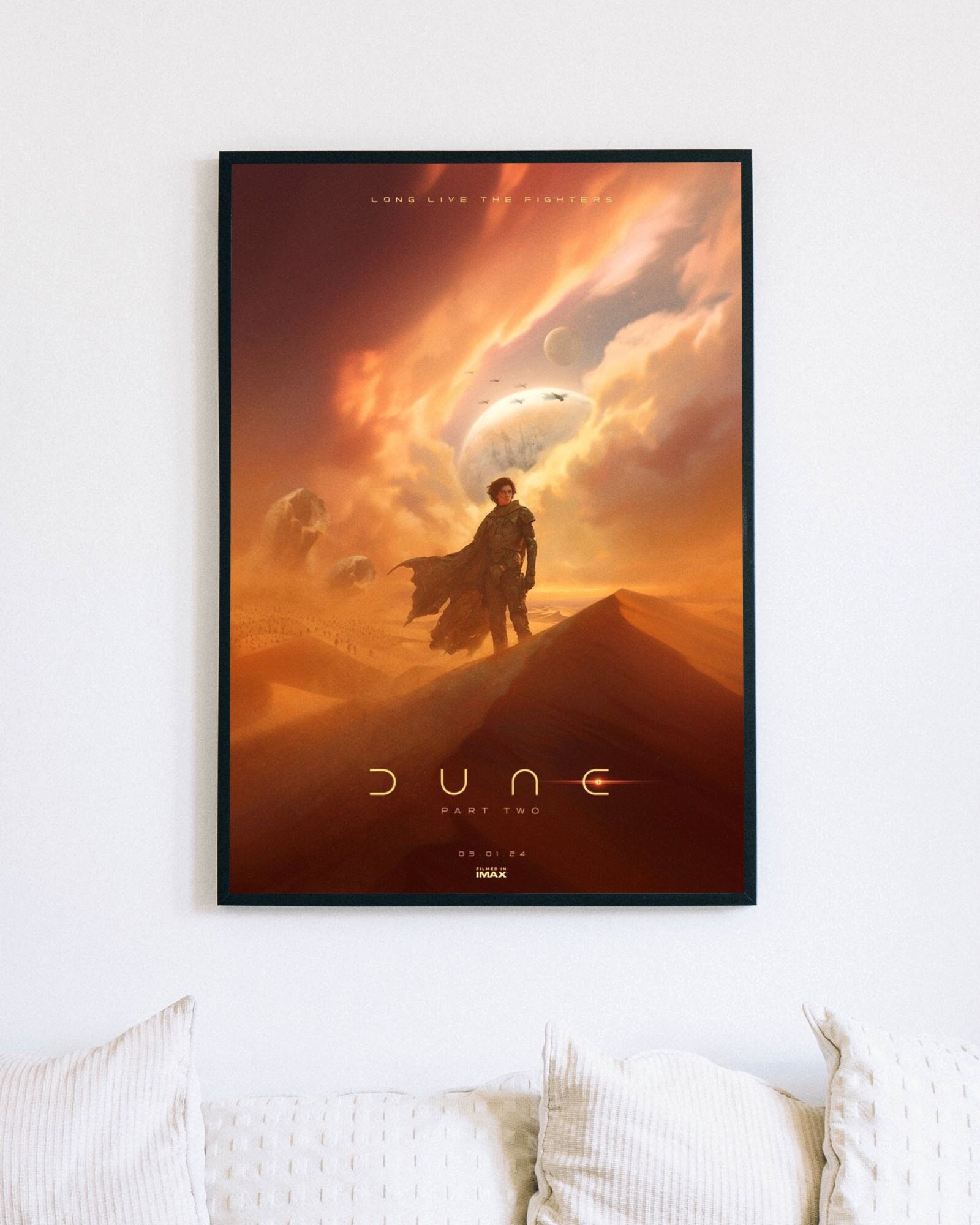 DUNE: PART 2 Movie Poster, Dune, Movie Poster, Timothee Chalamet ...
