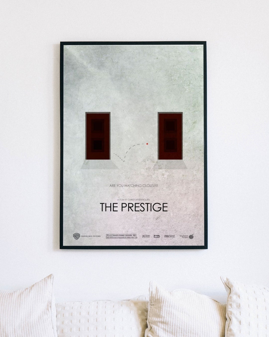 The PRESTIGE Retro Movie Poster, Christopher Nolan, Wall Decor, Office ...