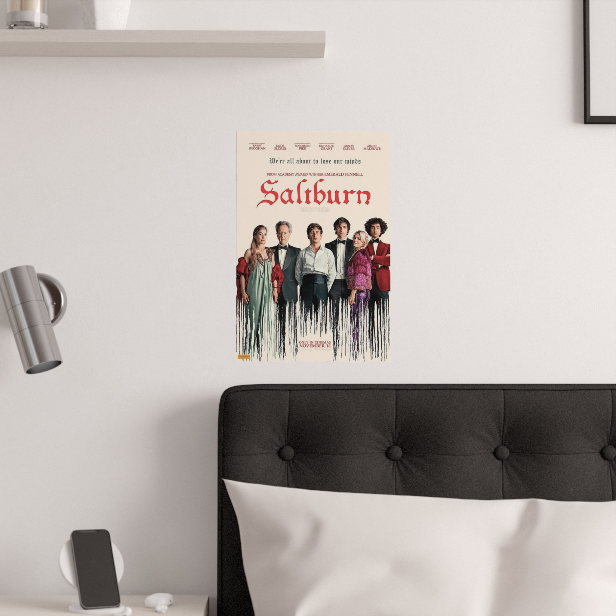 SALTBURN Movie Poster, Jacob Elordi, Barry Keoghan, Saltburn, Wall ...