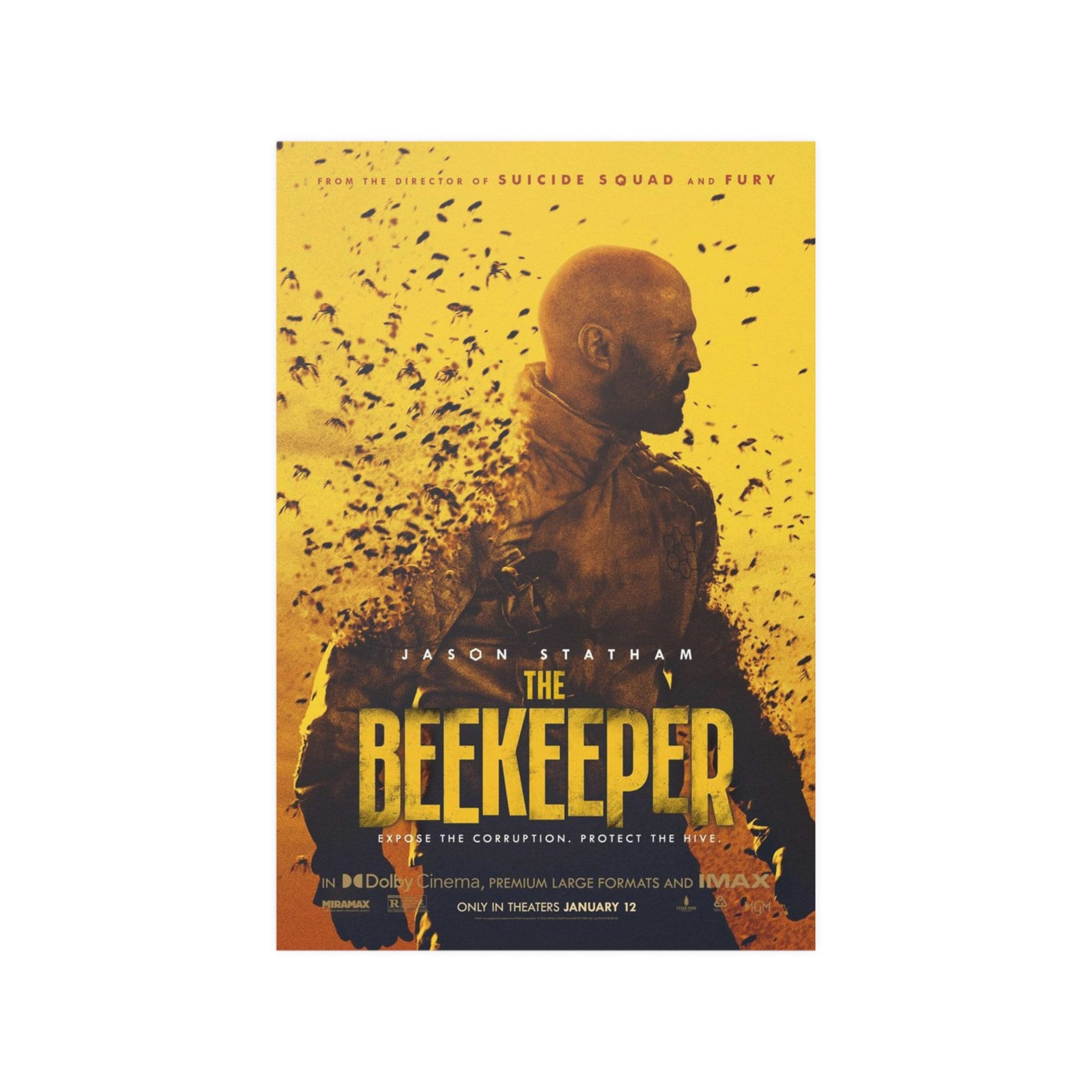 The BEEKEEPER movie poster, The Beekeeper Movie Poster sold by Joni ...