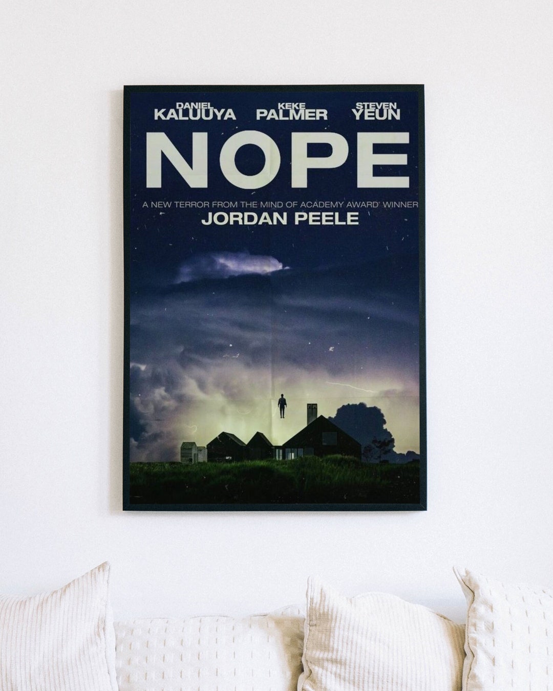 NOPE Retro Movie Poster, Jordan Peele, Wall Decor, Office Decor - Etsy