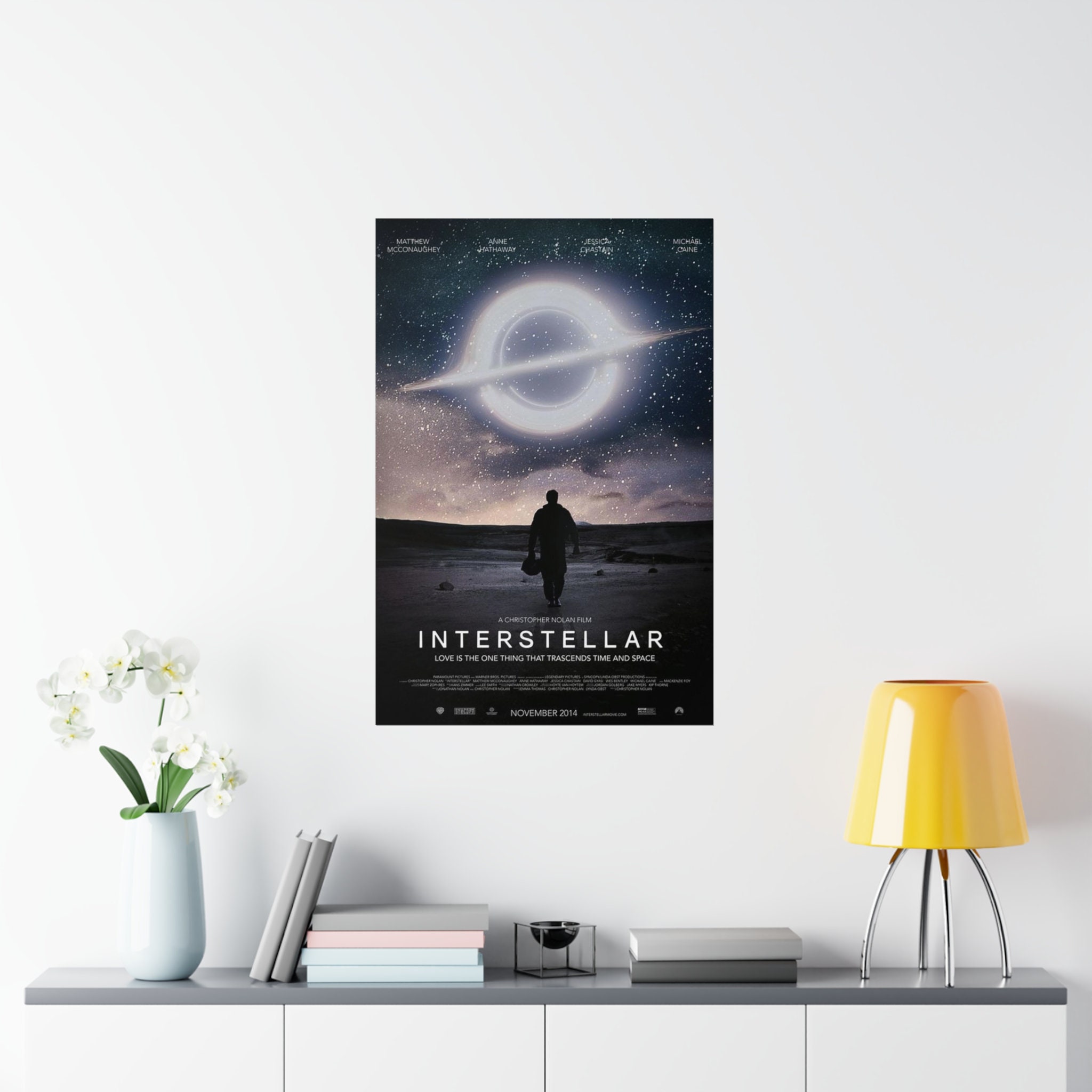 INTERSTELLAR Retro Movie Poster Christopher Nolan Wall - Etsy