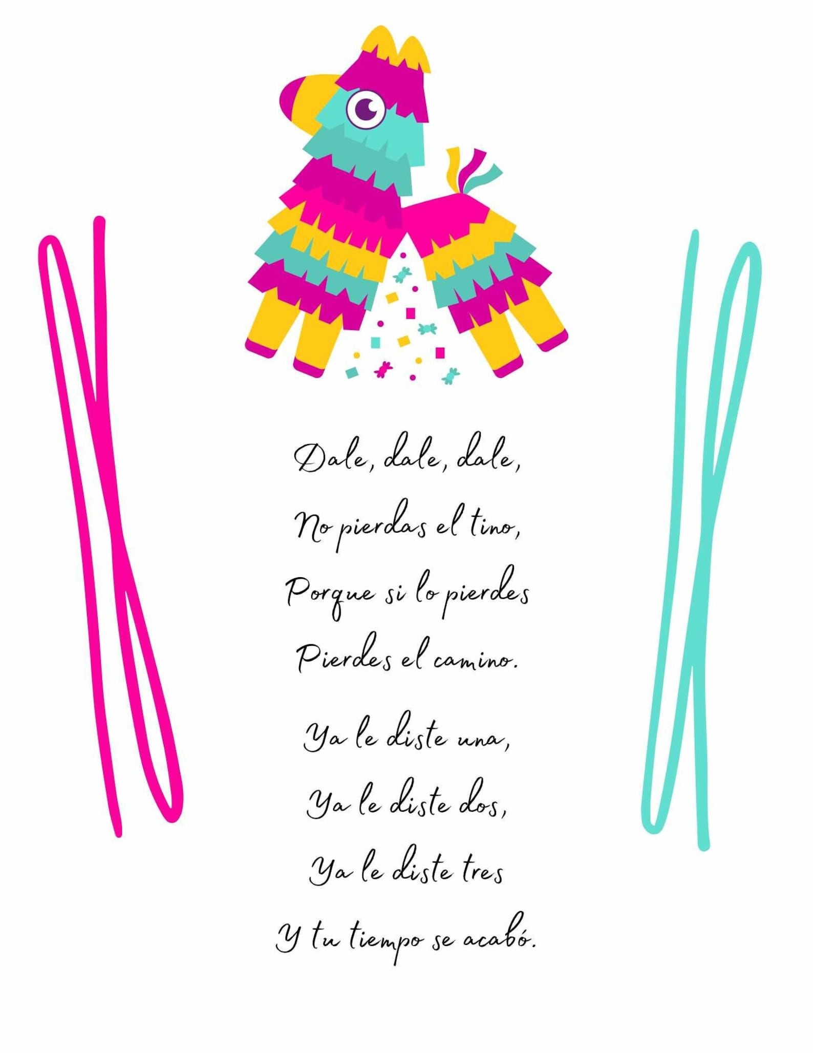 Piñata Song Digital Art - Etsy